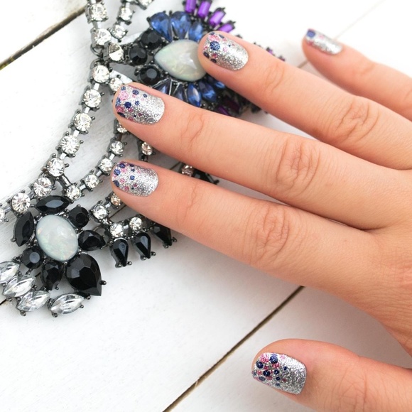 Incoco | Makeup | 22 Drama Queen Incoco Nails Pink Purple Glitter ...